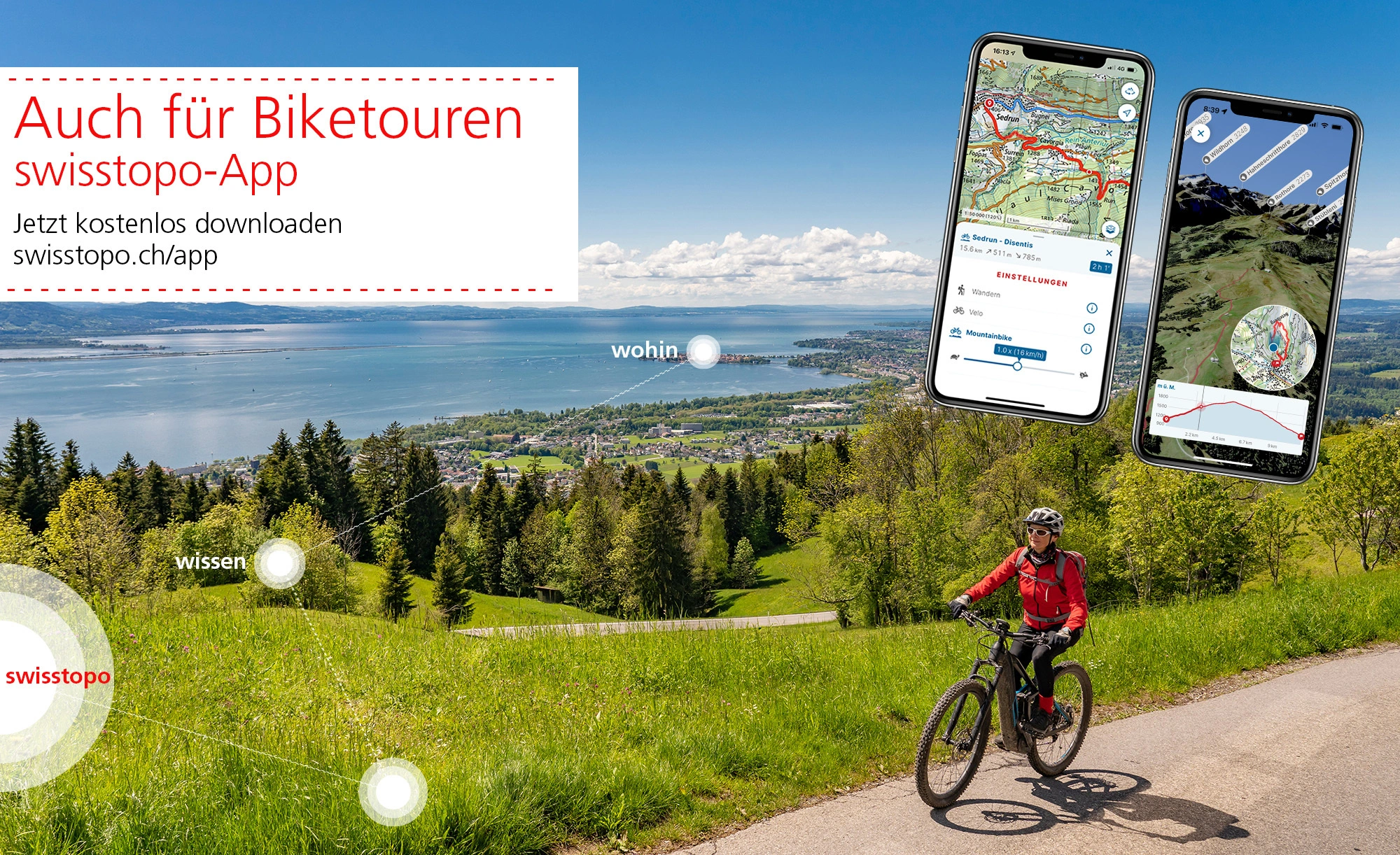 Swisstopo-App: Neue Funktionen und Inhalte 2020