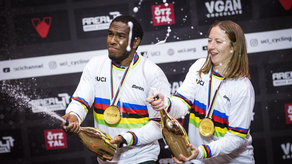 Christa von Niederhäusern holt Gold beim Pumptrack World Cup in Österreich